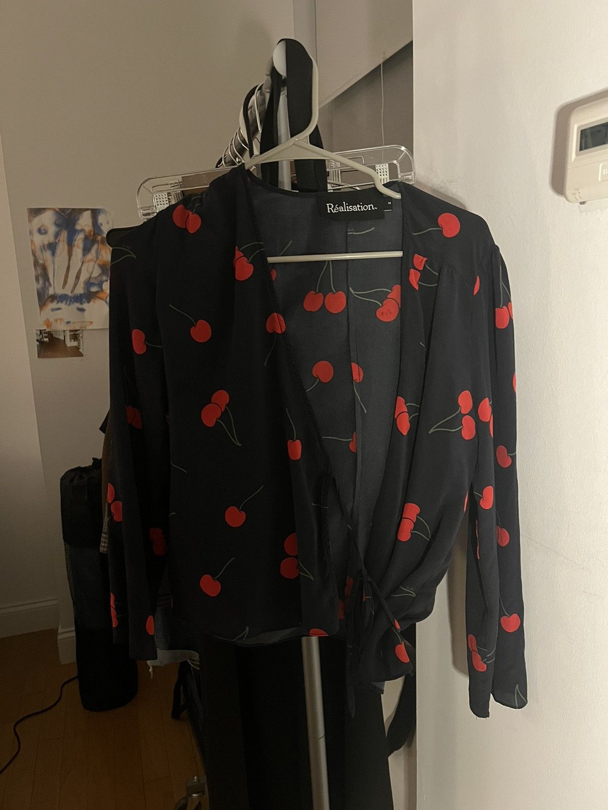 Realisation Par Réalisation Par blouse wild cherry top | Grailed