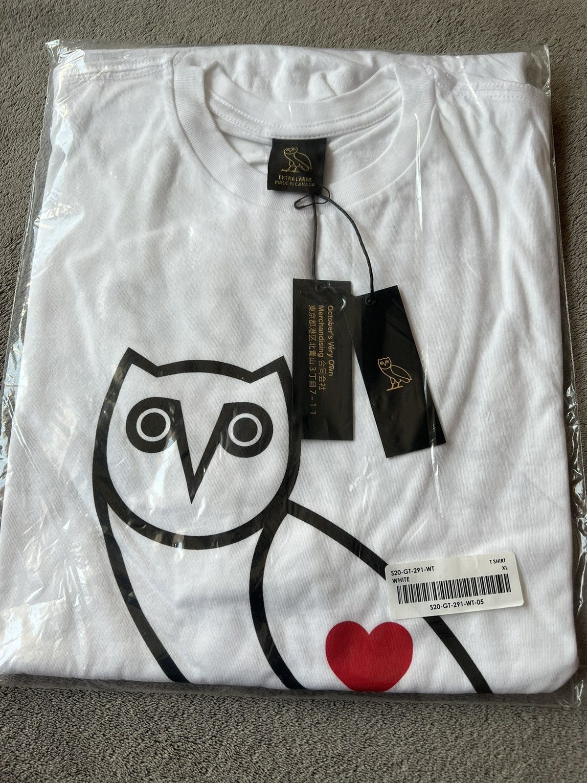 Hype × Octobers Very Own × Streetwear OVO T-Shirt Drake CLB Heart OG ...