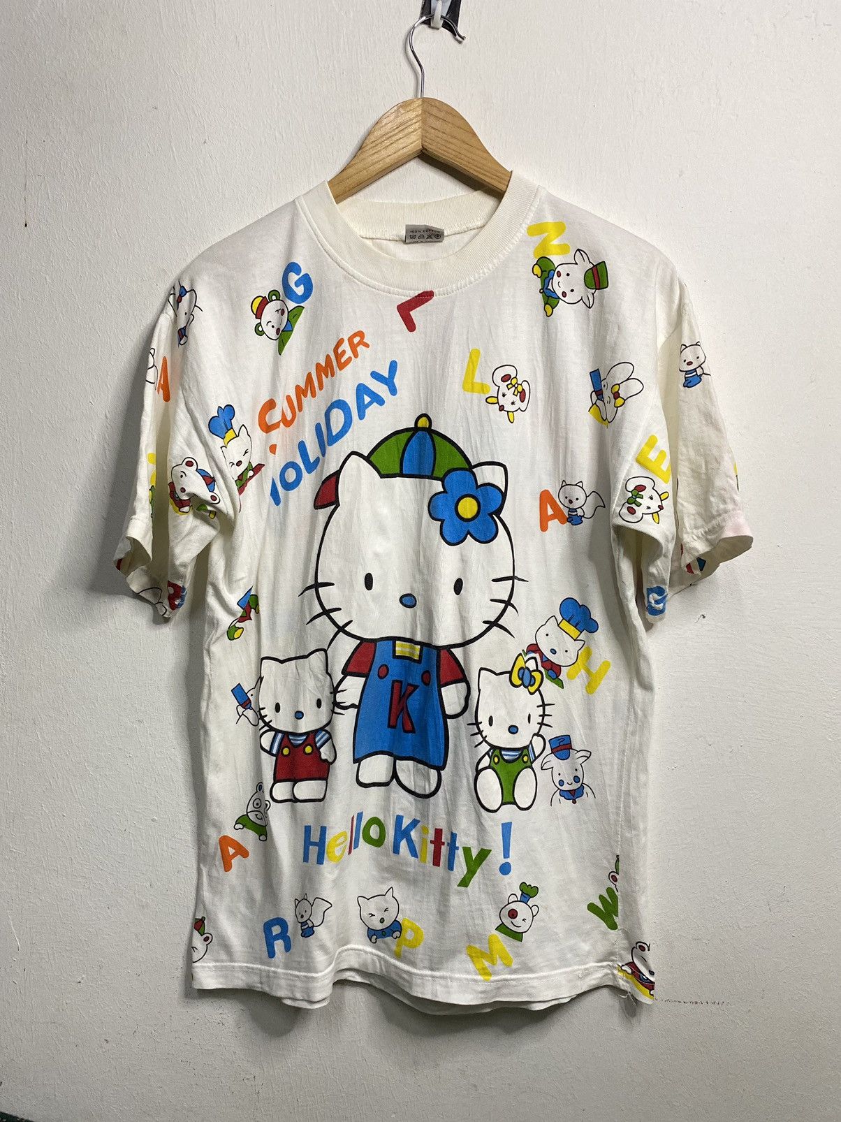 Cartoon Network × Print All Over Me × Streetwear Tshirt Hello kitty all ...