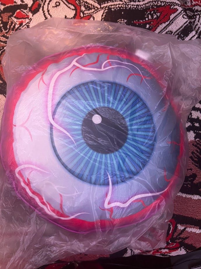 Travis Scott Astroworld Festival Eyeball Pillow Eye Pink Purple Cactus ...