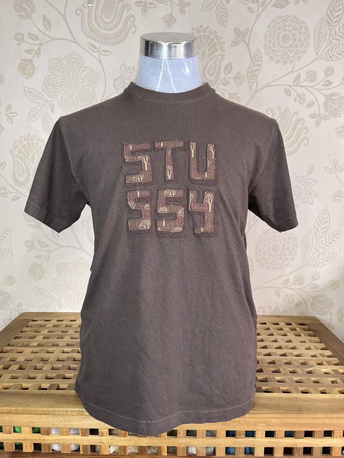 Stussy Stussy Big Front Logo Brown Tees Made In Australia | Grailed