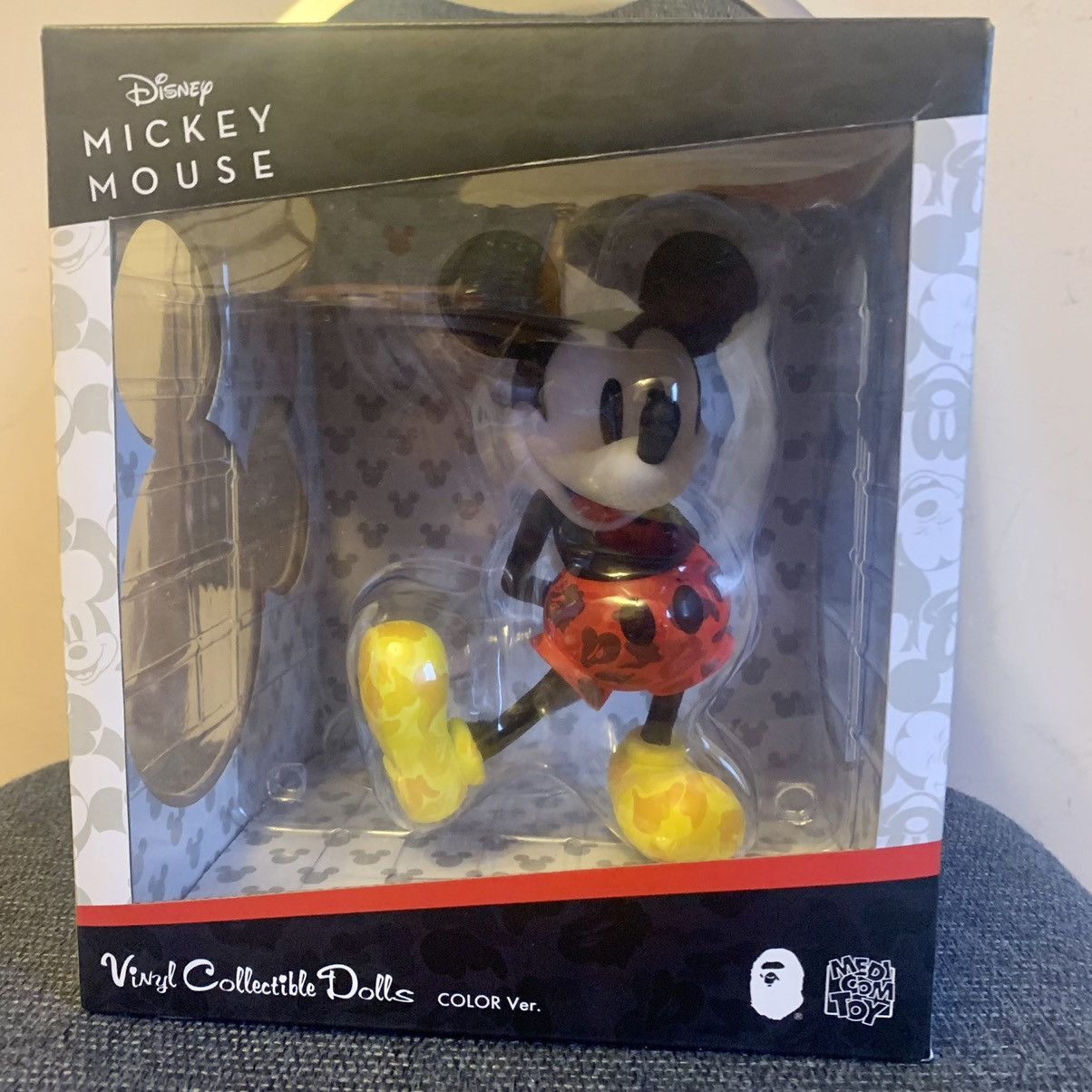 Bape × Disney × Medicom Toy Bape x Disney x Medicom Mickey Mouse | Grailed