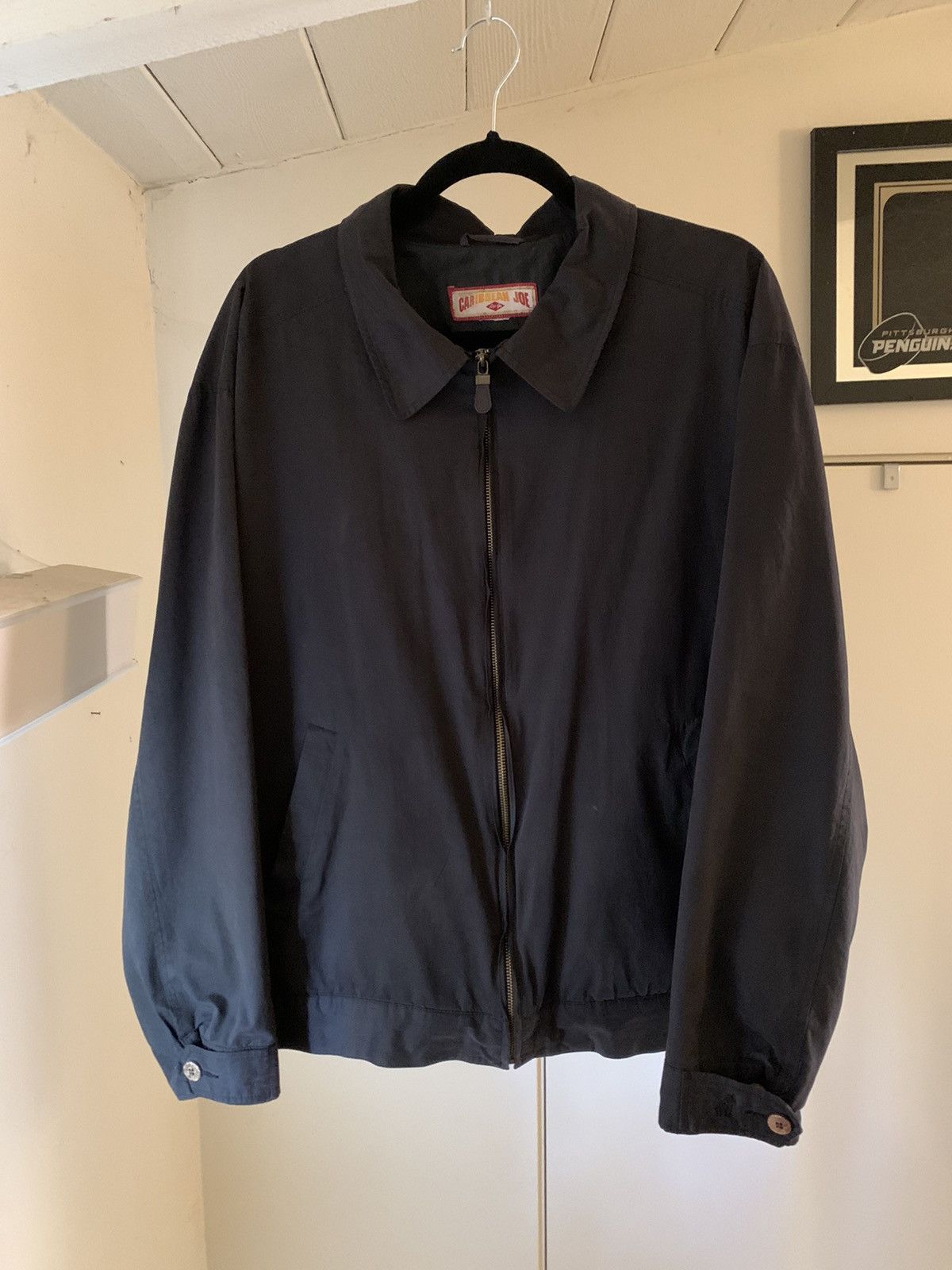Caribbean × Vintage Caribbean Joe Bomber jacket black | Grailed