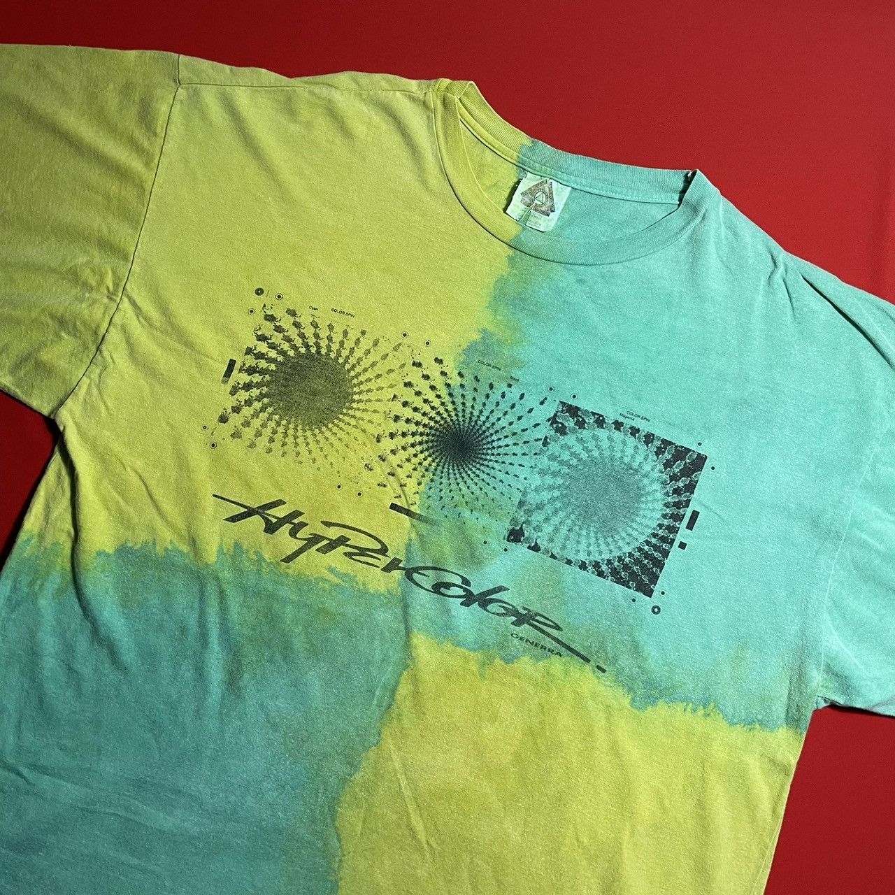 Vintage Vintage 90s Generra HyperColor Color DYE Tee | Grailed