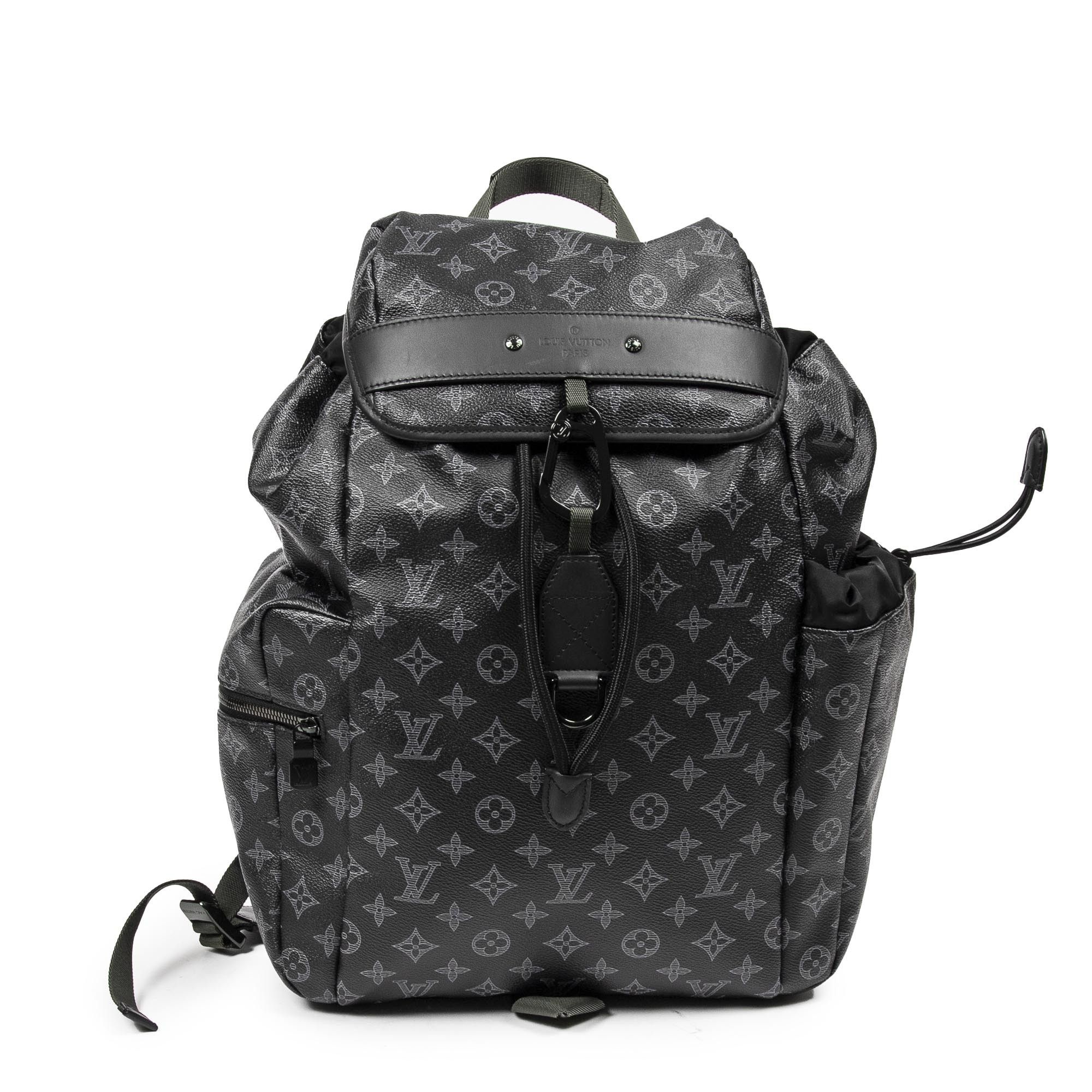 Louis Vuitton Trekking Backpack in Black/Grey Monogram Eclipse | Grailed