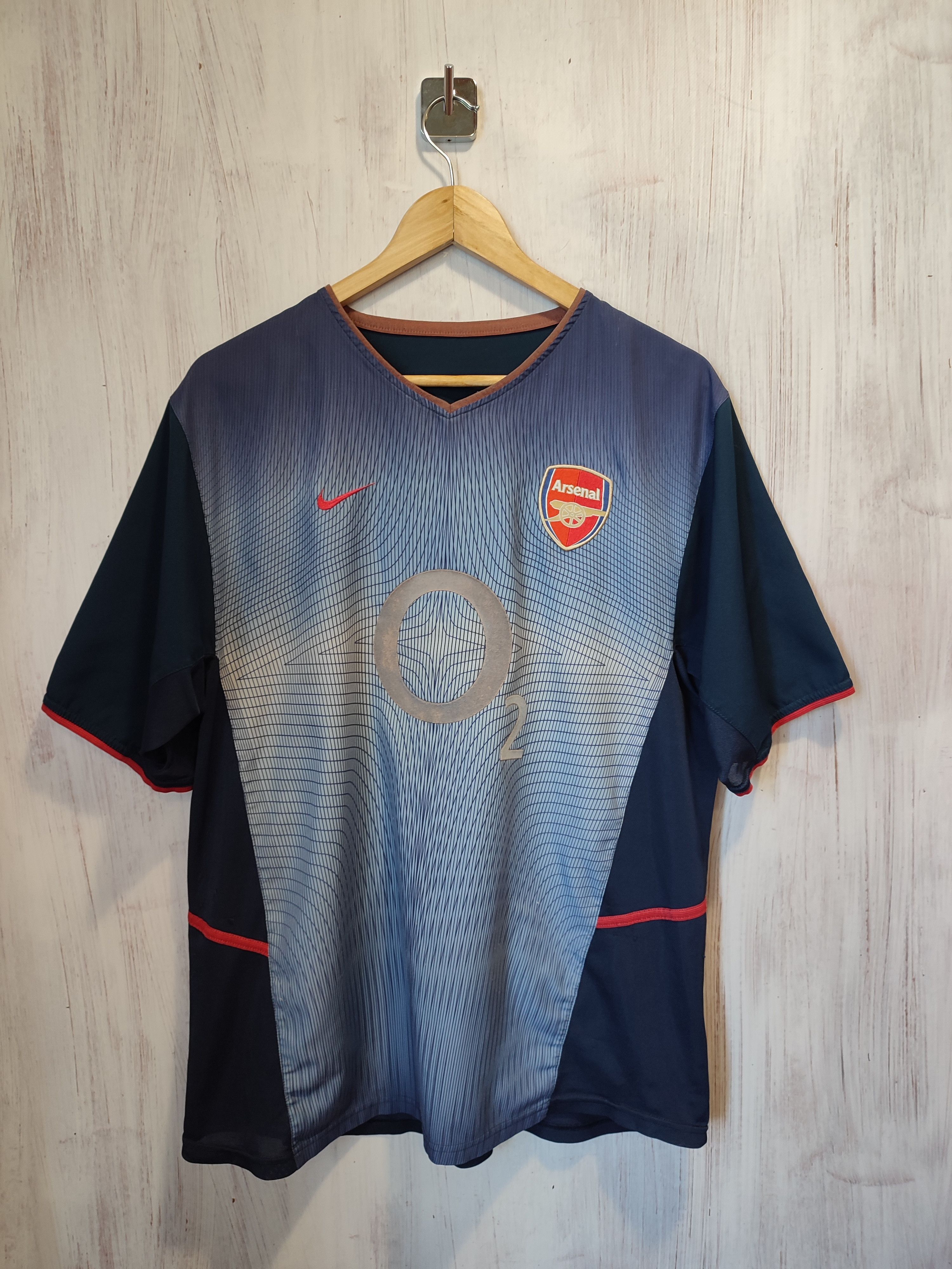 Nike Arsenal London 2002 2003 away Nike shirt football jersey kit | Grailed