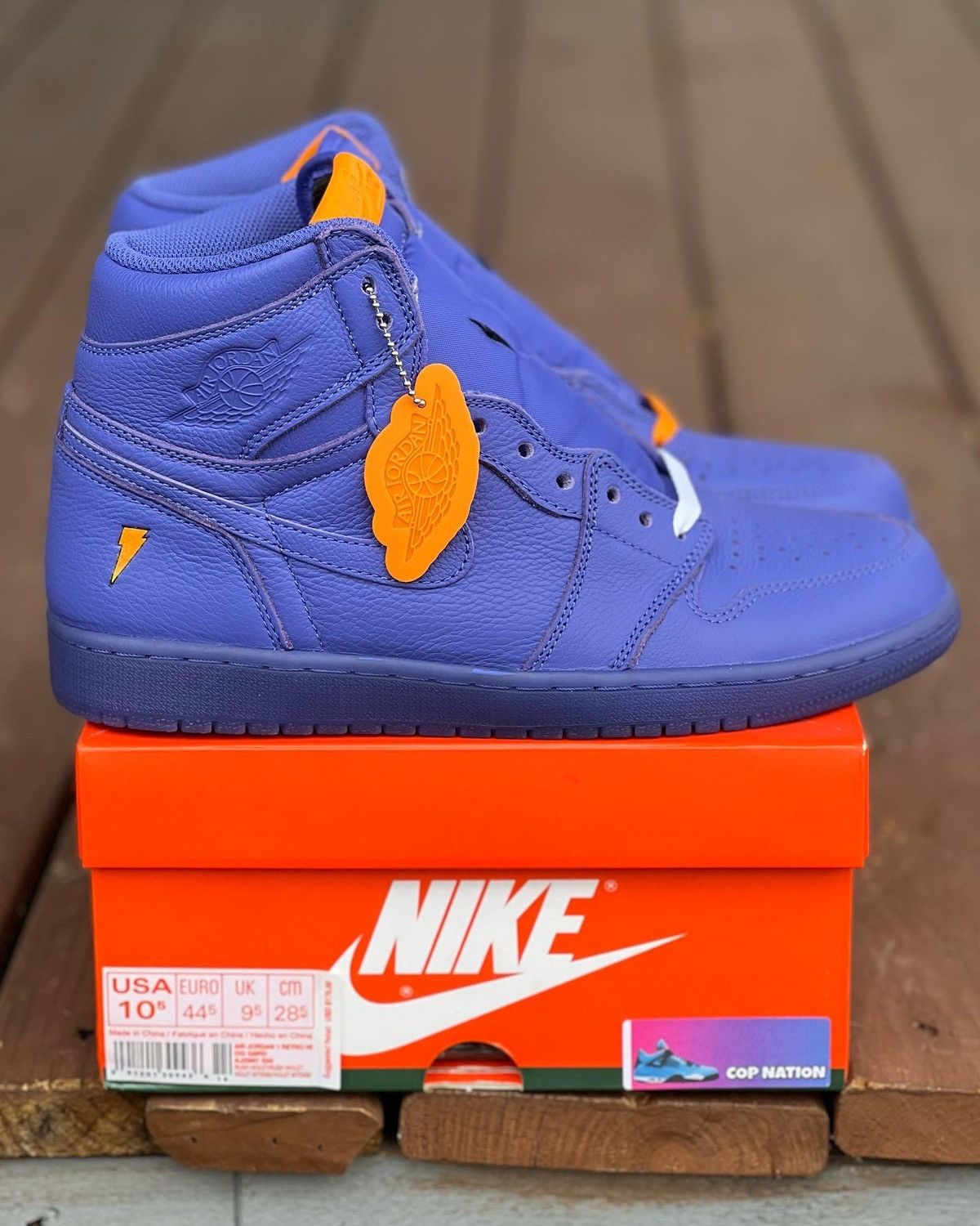 Jordan Brand Nike Air Jordan 1 Retro High Gatorade Rush Violet 10.5M ...