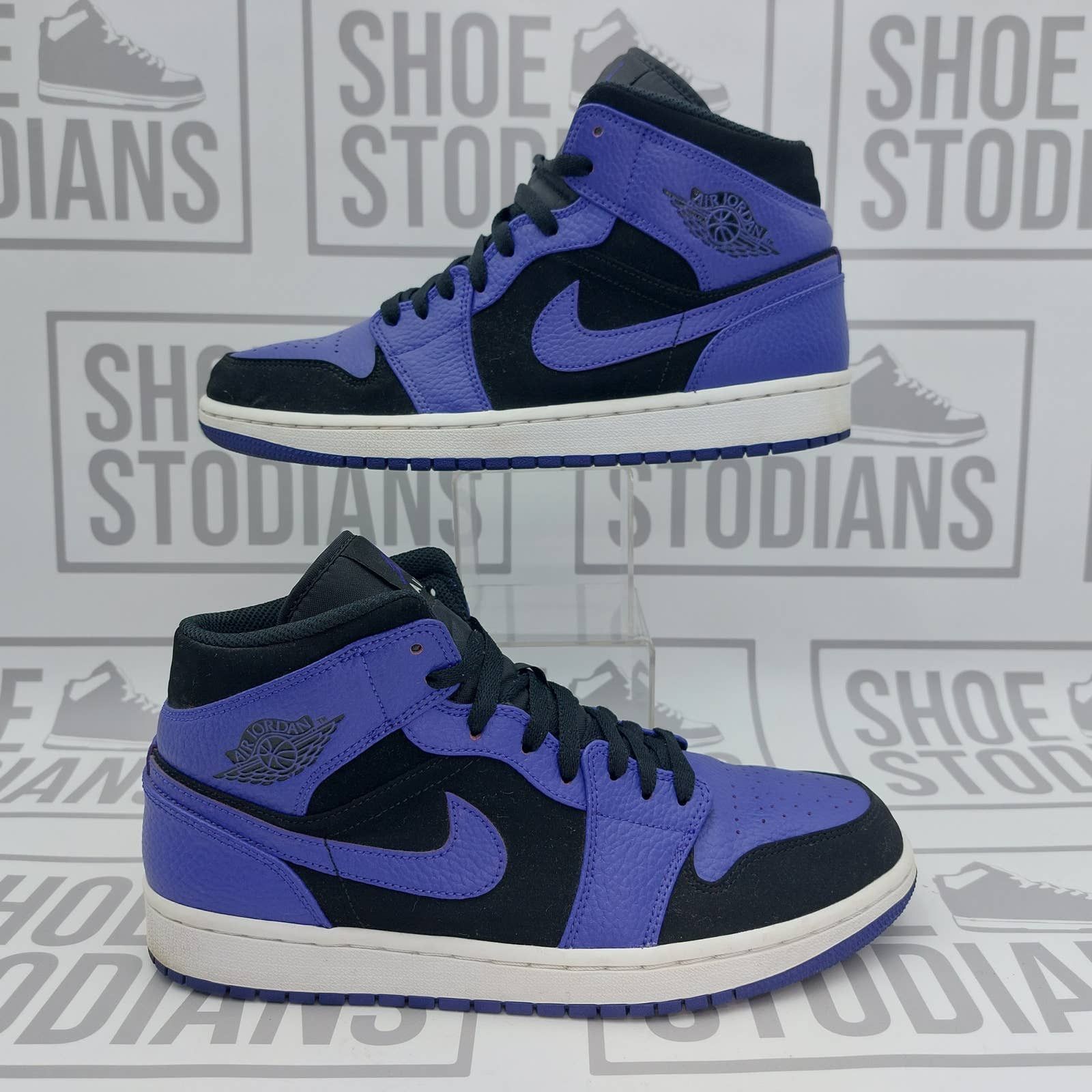 Jordan Brand Air Jordan 1 Men's Mid Dark Concord Sneakers 2018 Size 9.5 ...