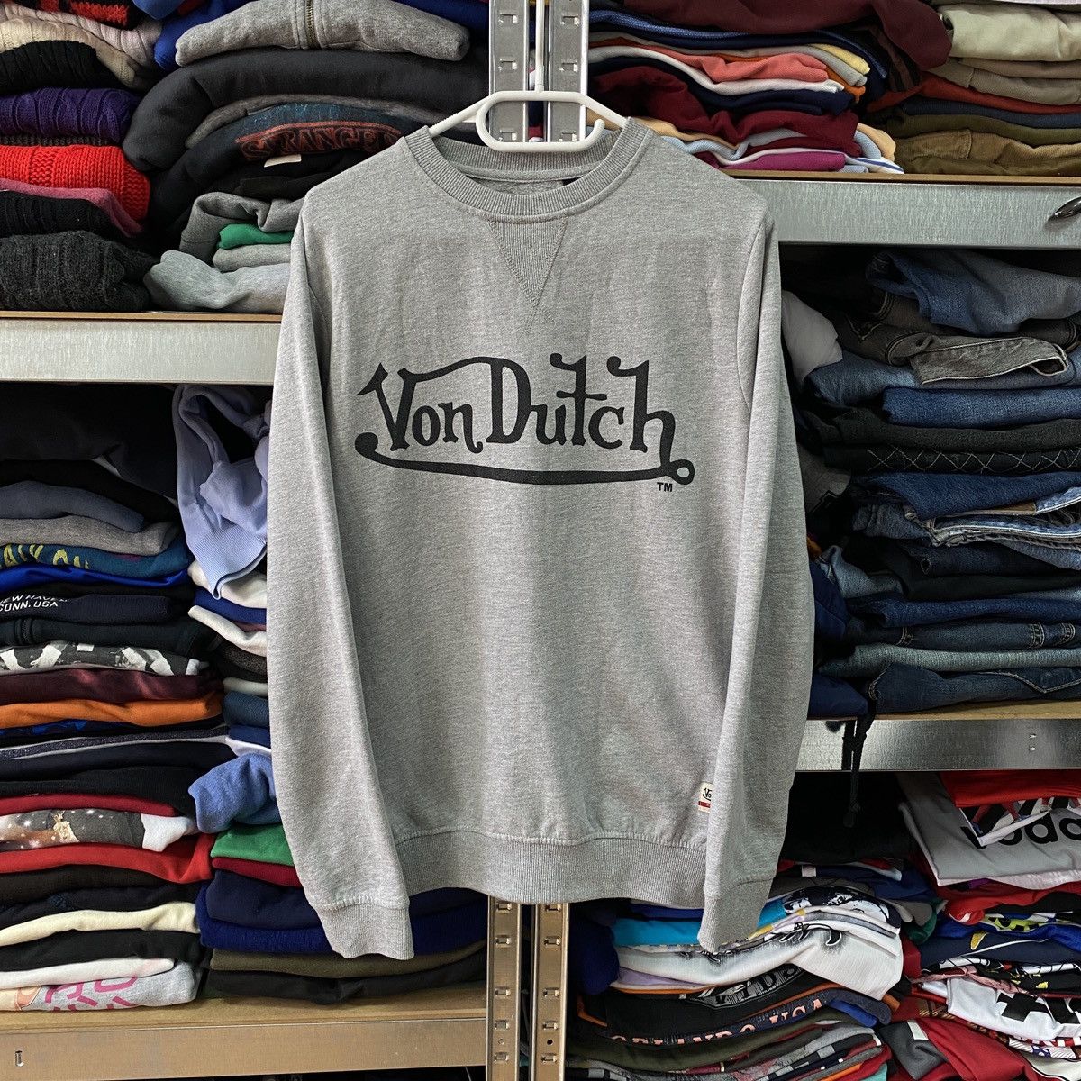 Streetwear × Vintage × Von Dutch VON DUTCH VINTAGE SWEATSHIRT BIG LOGO ...