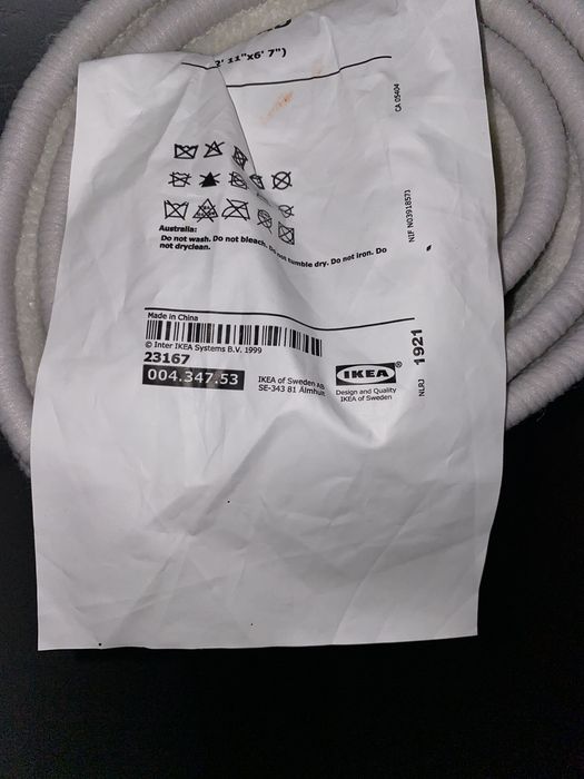 Ikea Virgil Abloh x Ikea Receipt Rug | Grailed