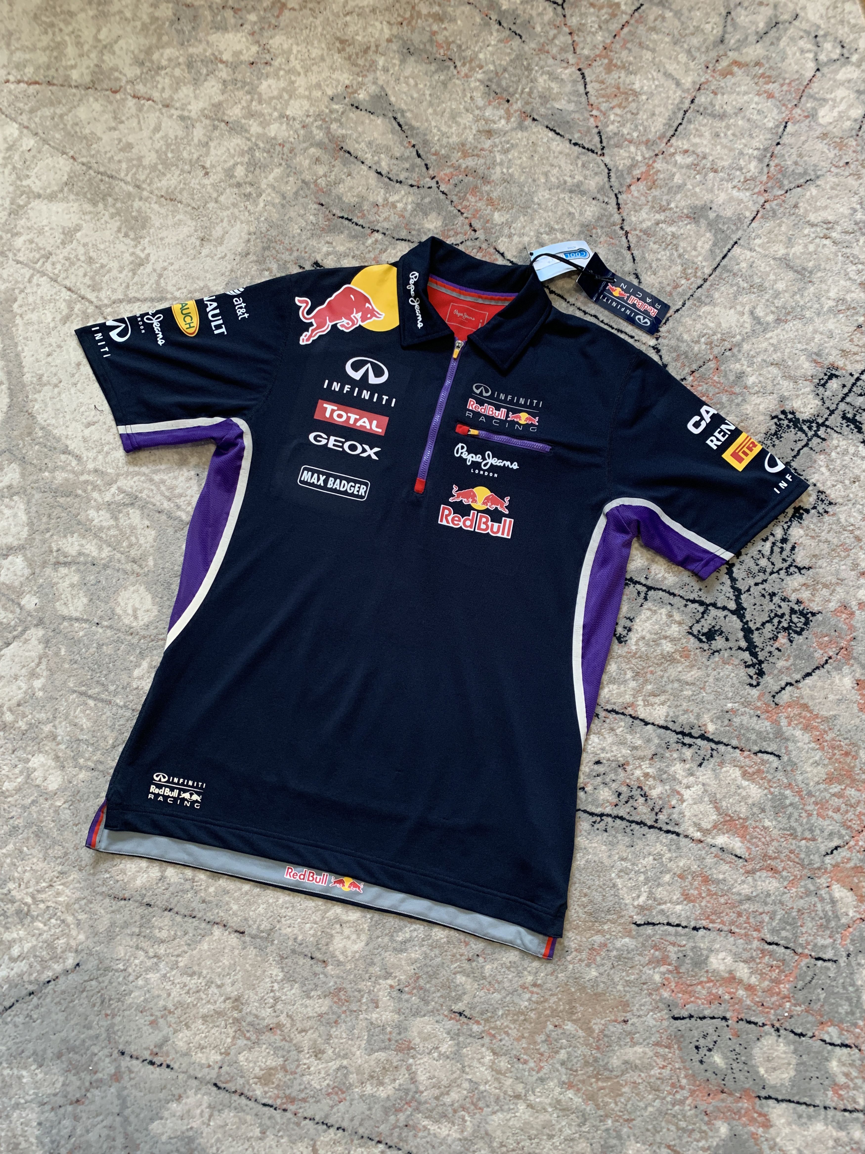 Pepe Jeans × Red Bull Pepe Jeans Red Bull Infiniti Total Polo Shirt ...
