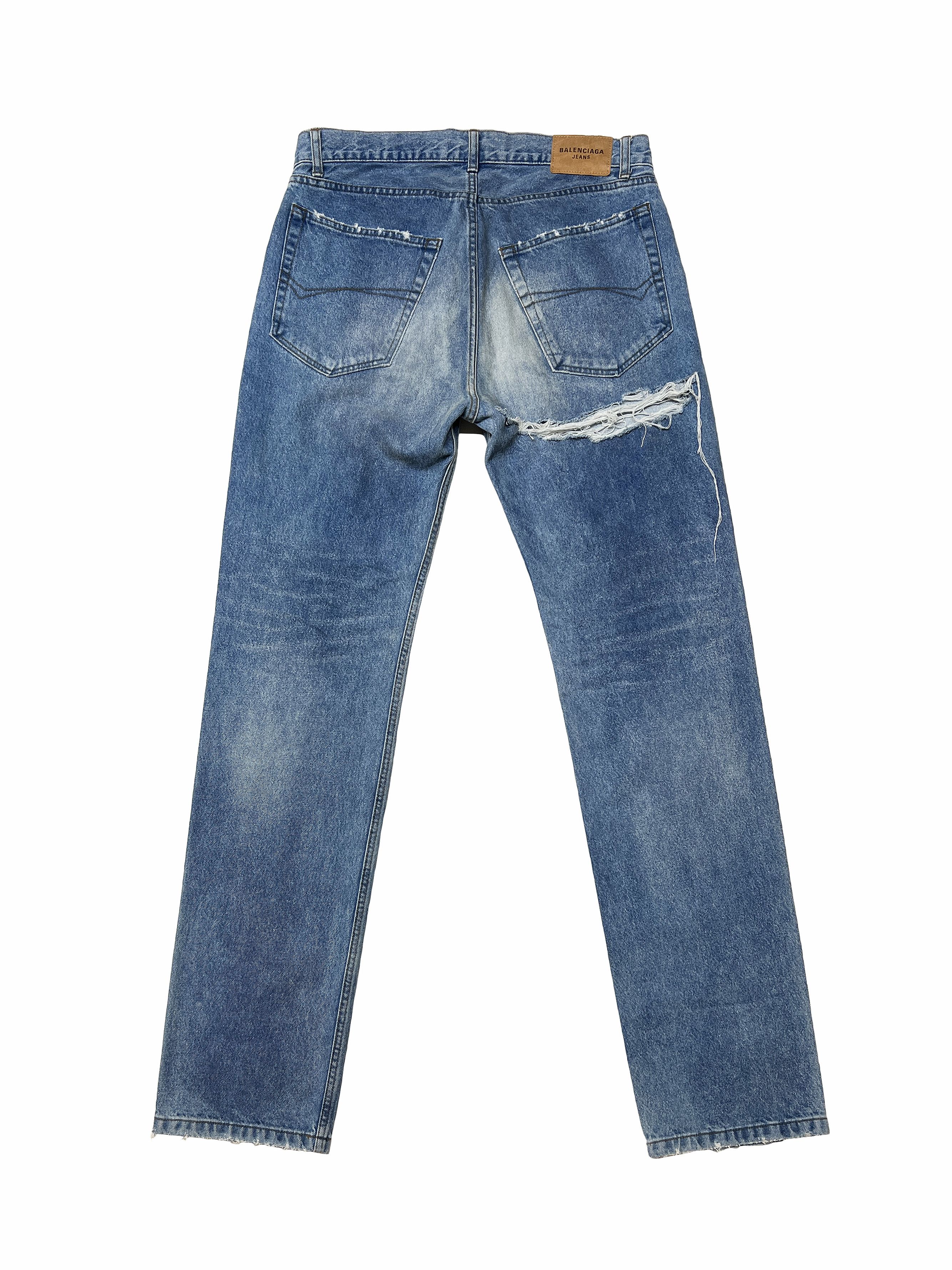 Balenciaga New — AW21 Slashed Back Jeans | Grailed