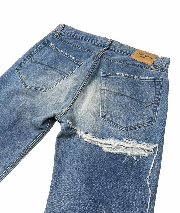 Balenciaga New — AW21 Slashed Back Jeans | Grailed