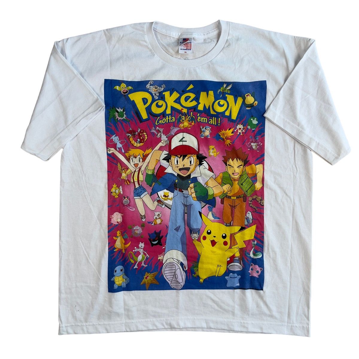 Vintage Darien Bruze Pokémon Bootleg Shirt White Size XL | Grailed
