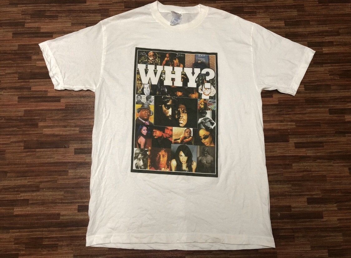 Vintage Vintage WHY? Tupac Shakur Notorious Big Bruce Lee Rap Shirt ...