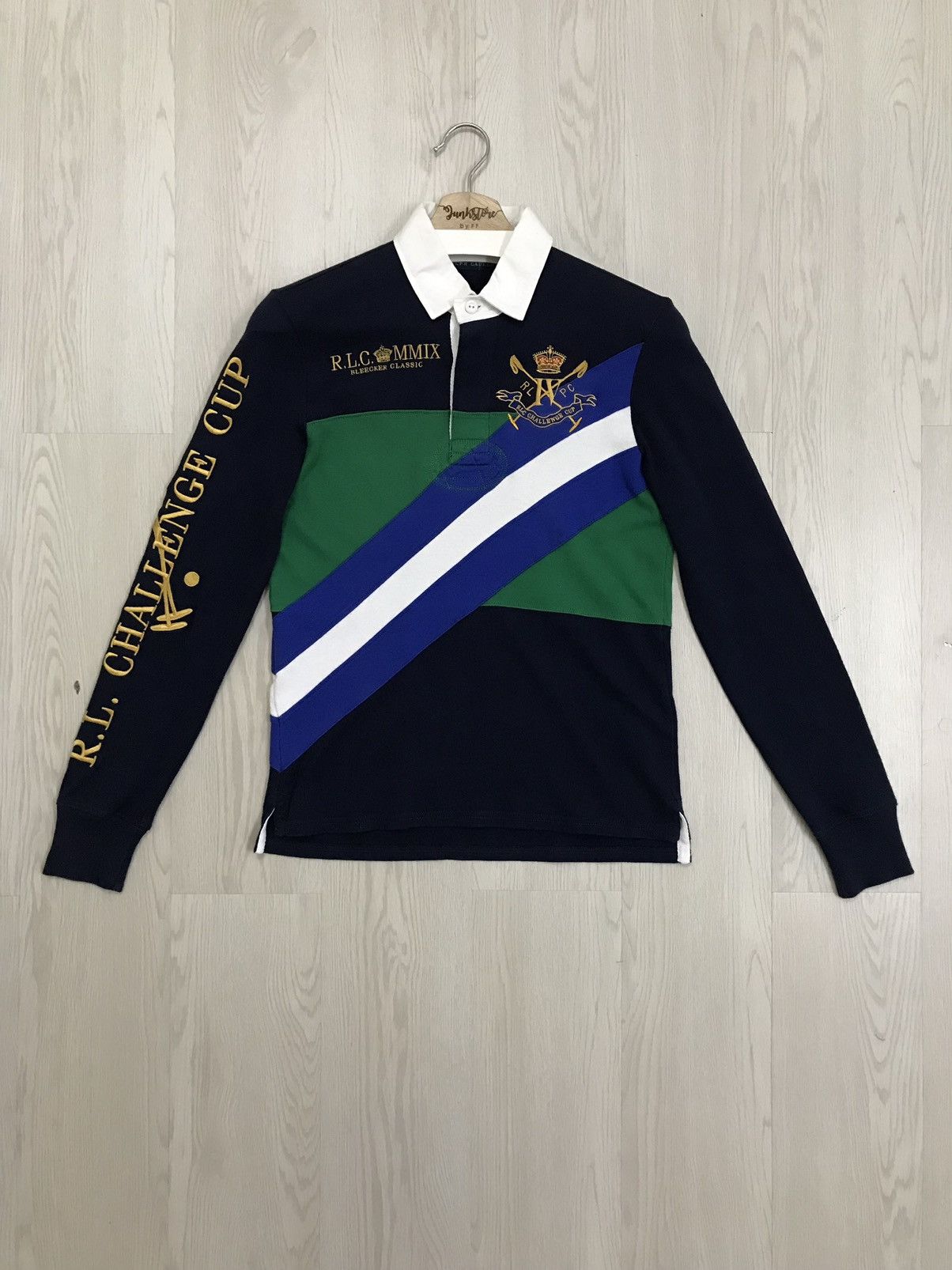 Ralph Lauren 💥RARE💥 Vintage Ralph Lauren Rugby Shirt RL Challenge Cup ...