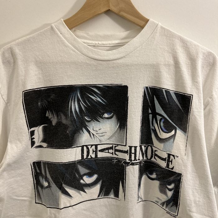 Vintage Vintage Y2K Death Note Shonen Jump Anime T-Shirt White Sz L ...