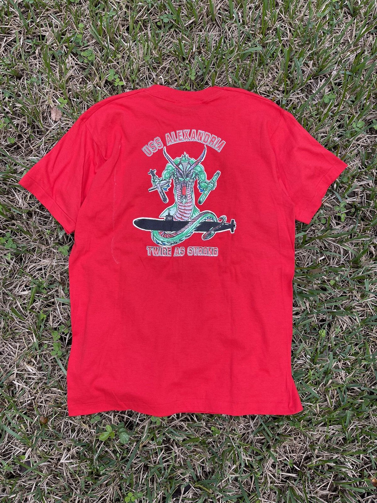 Vintage Vintage 90s USS Alexandria SSN 757 Shirt Navy Submarine | Grailed