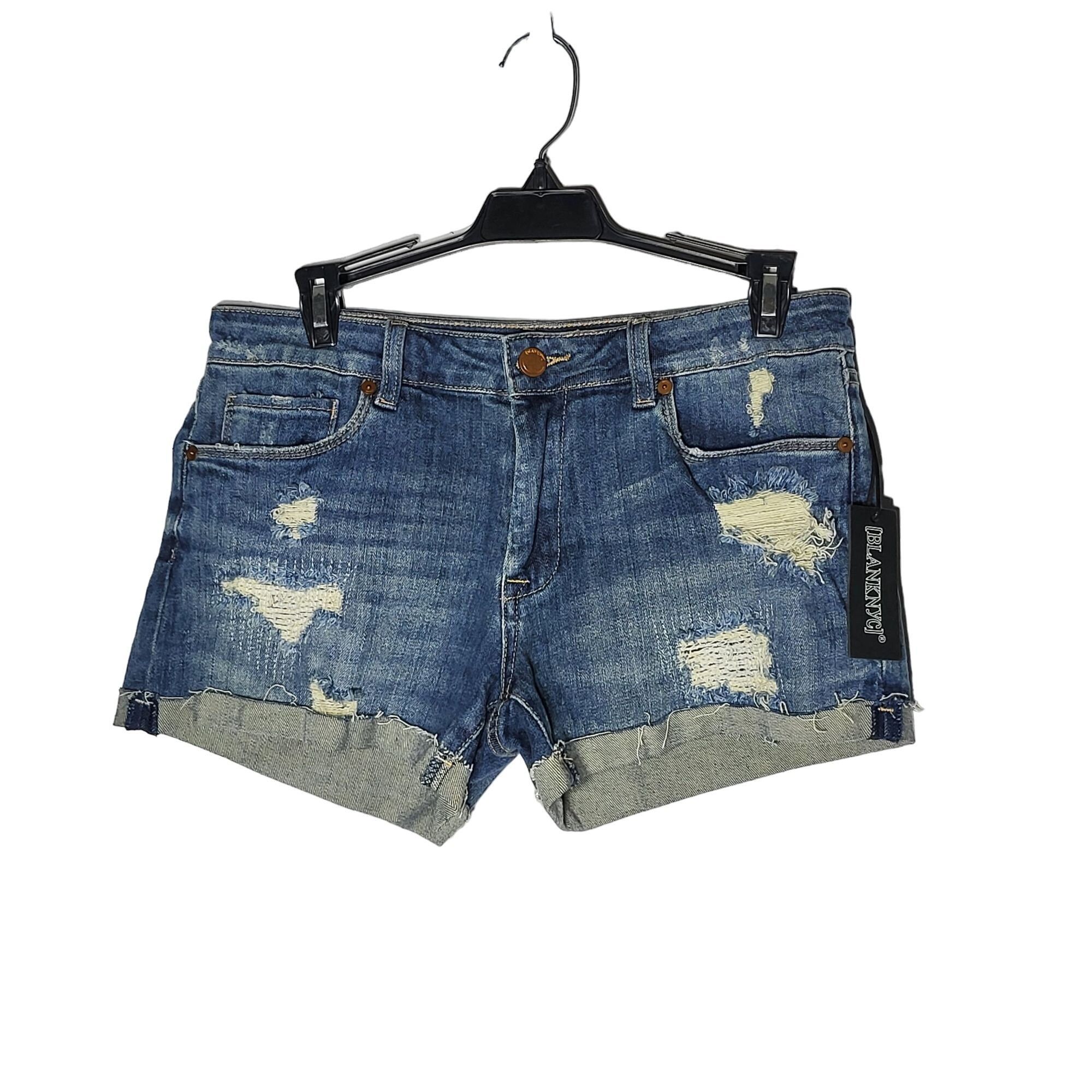 BLANKNYC NWT Blank NYC The Fulton Distressed Cuffed Denim Shorts | Grailed