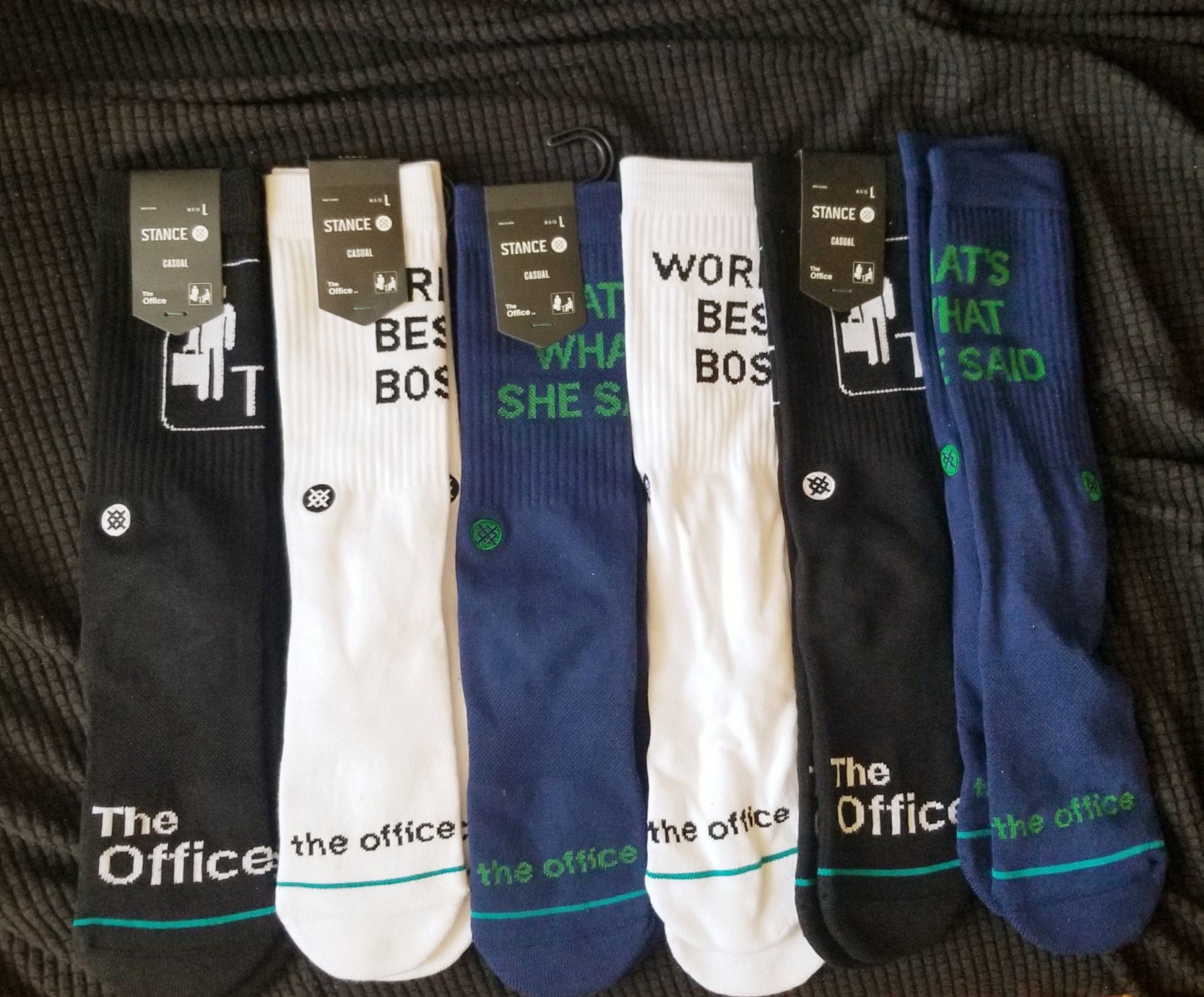 Stance Socks The Office TV Show (3 colors/6 pairs) Stance Sock ...
