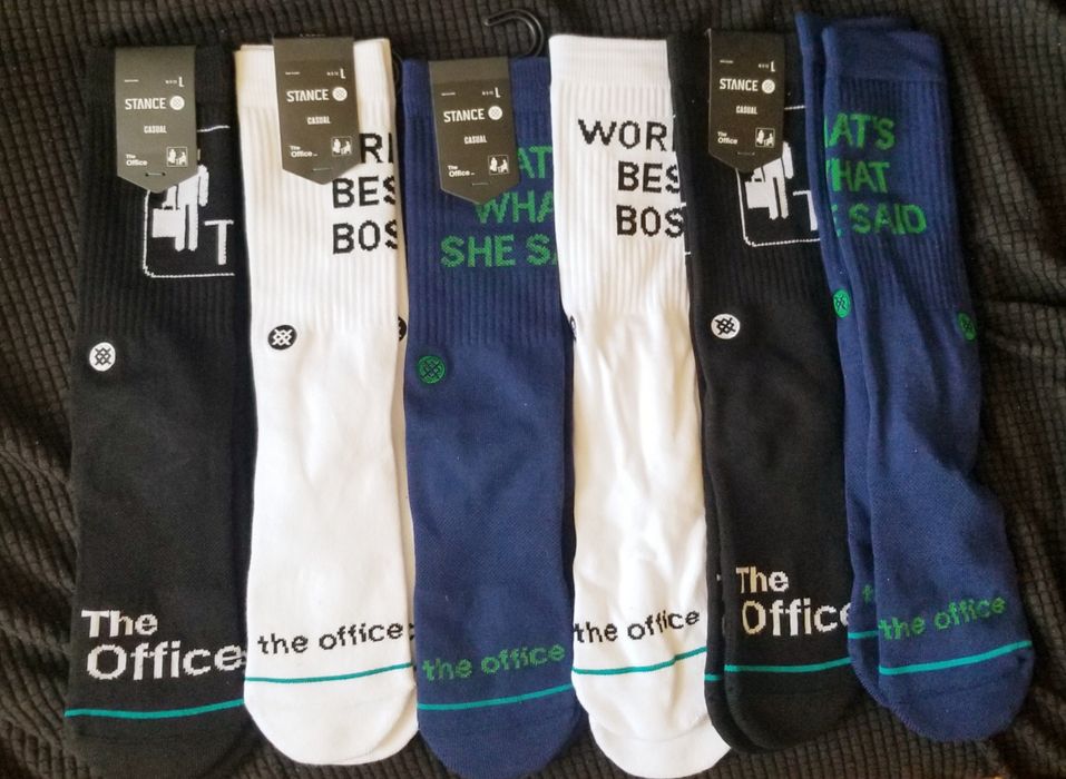 Stance Socks The Office TV Show (3 colors/6 pairs) Stance Sock ...