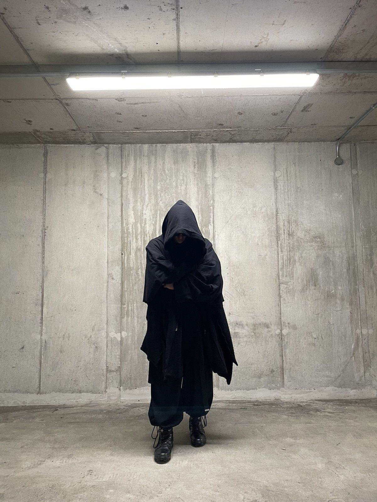 Yohji Yamamoto RARE* AW15 Alpaca Wool "Tenjiku" Cape/Cloak | Grailed