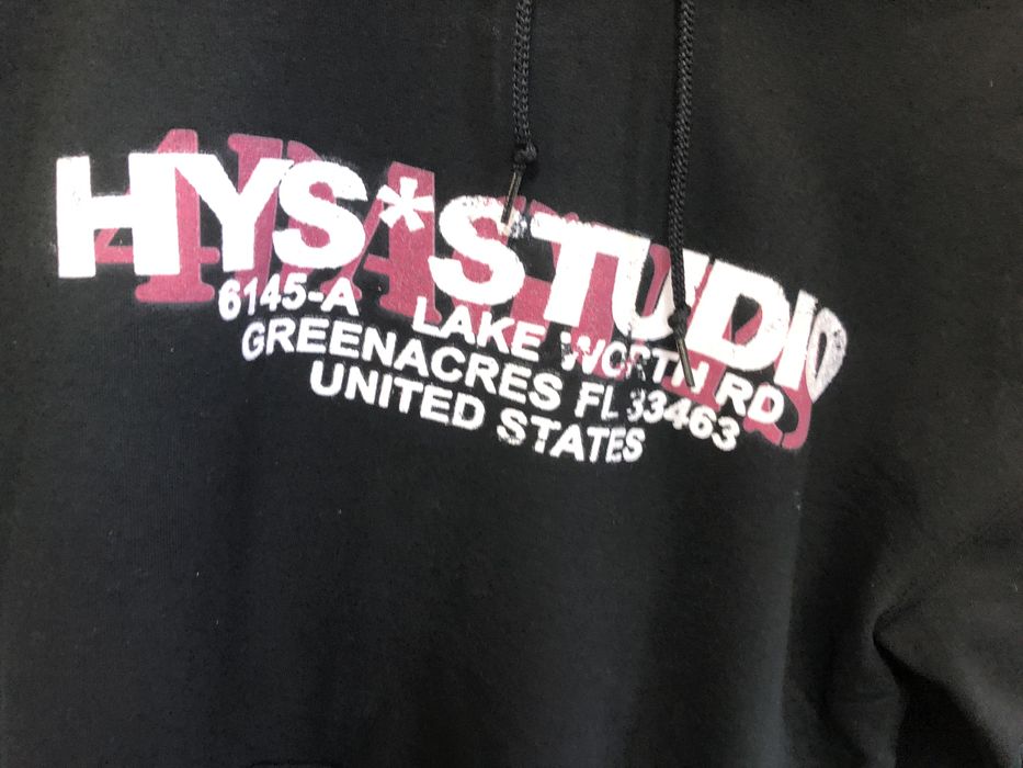 Streetwear HYS Studio Hoodie Location Misprint Custom Collection | Grailed