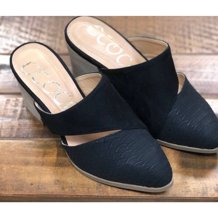 Designer CCOCCI Eva Heel In Black | Grailed