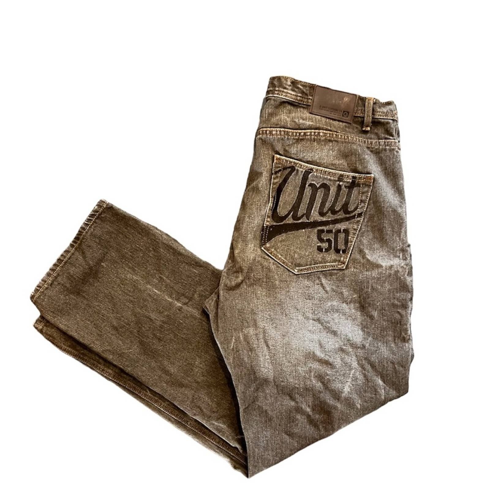 G Unit G-Unit Denim Co RARE Vintage Brown Baggy Jeans 50 Cent 40x34 ...