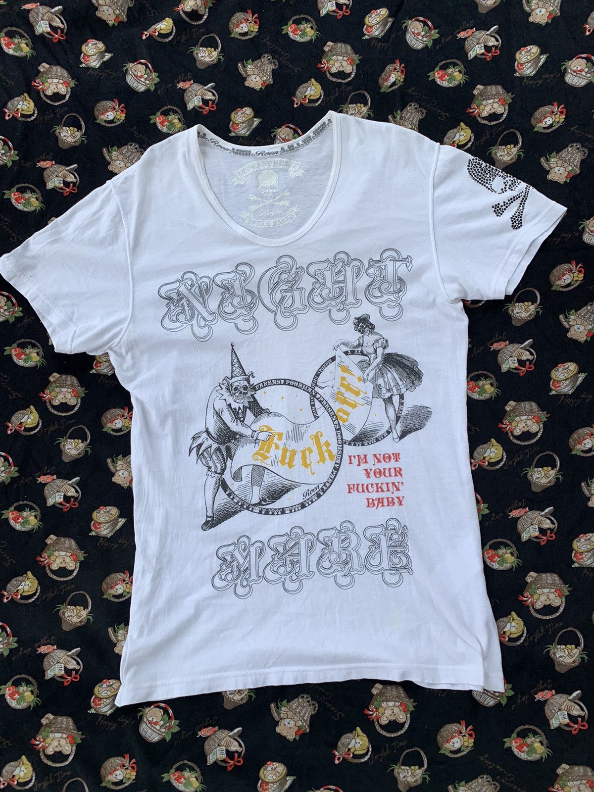 Japanese Brand × Roen × Streetwear Roen skull x sleeve | Grailed