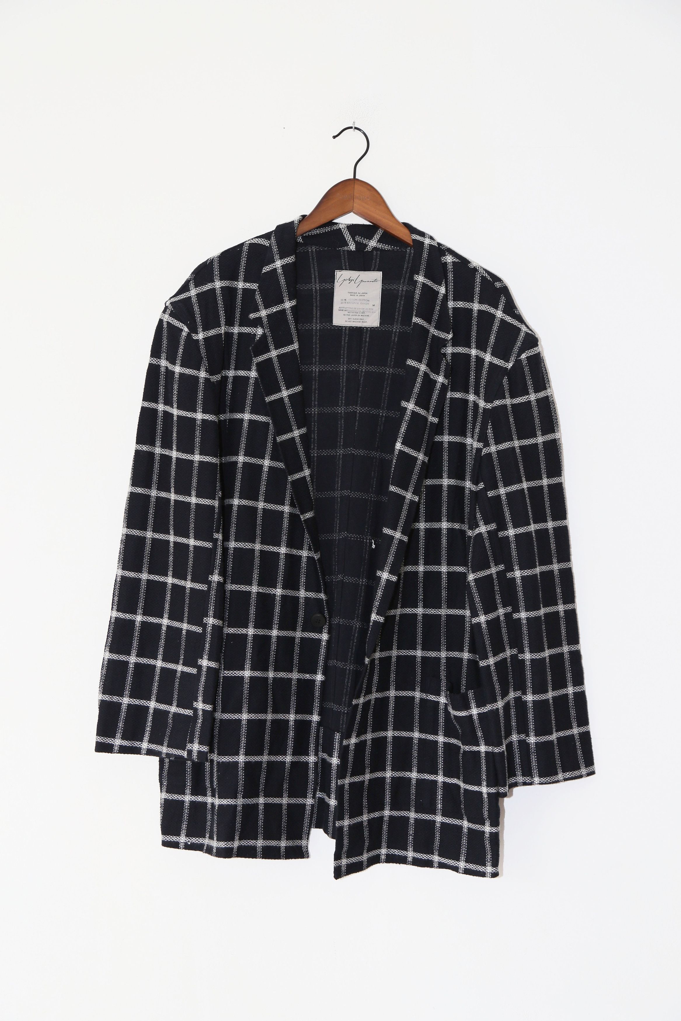 Yohji Yamamoto 80's Window Pane Jacket | Grailed