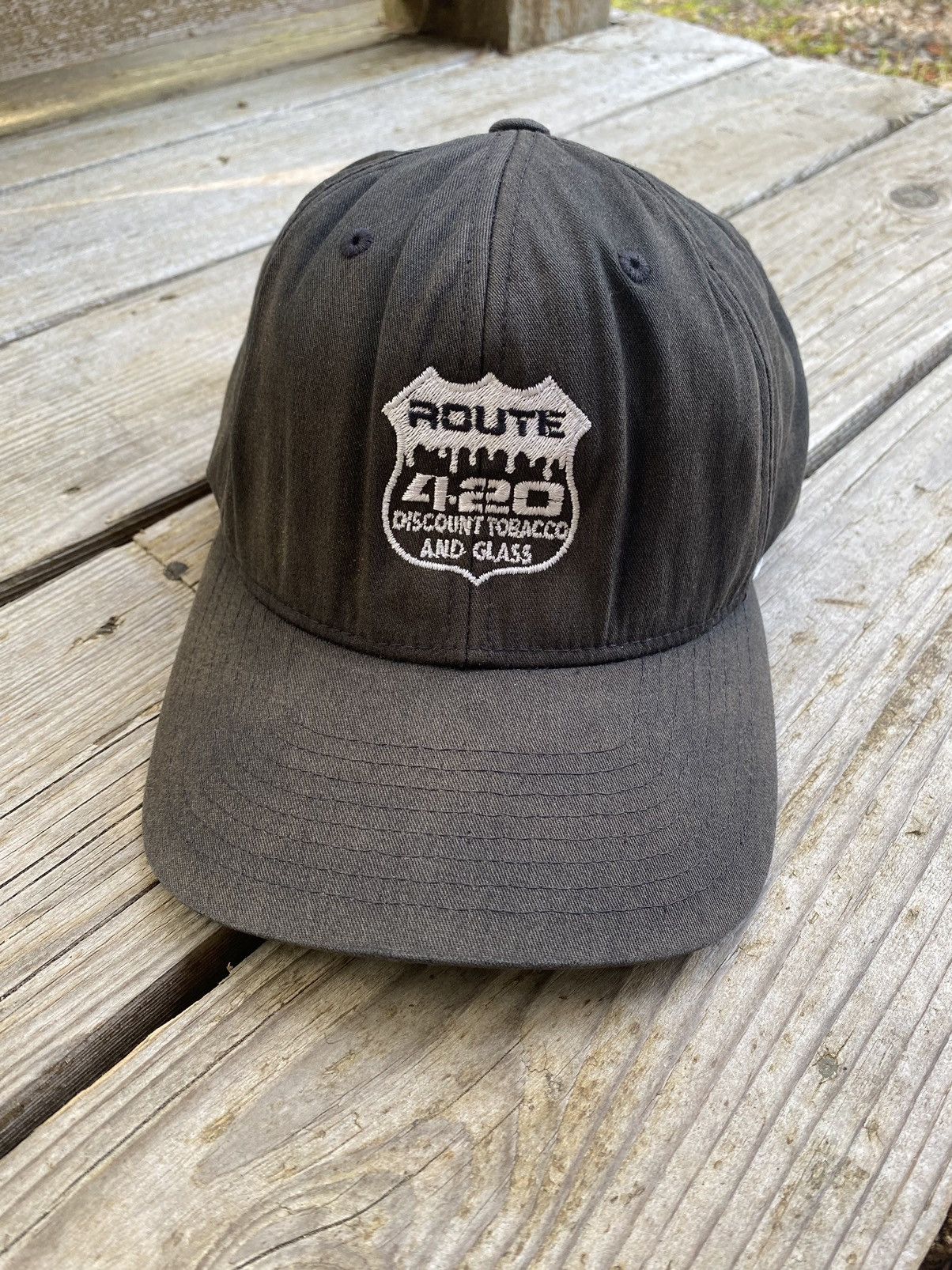 Vintage Y2K Vintage Route 420 Sun Faded Weed Hat | Grailed