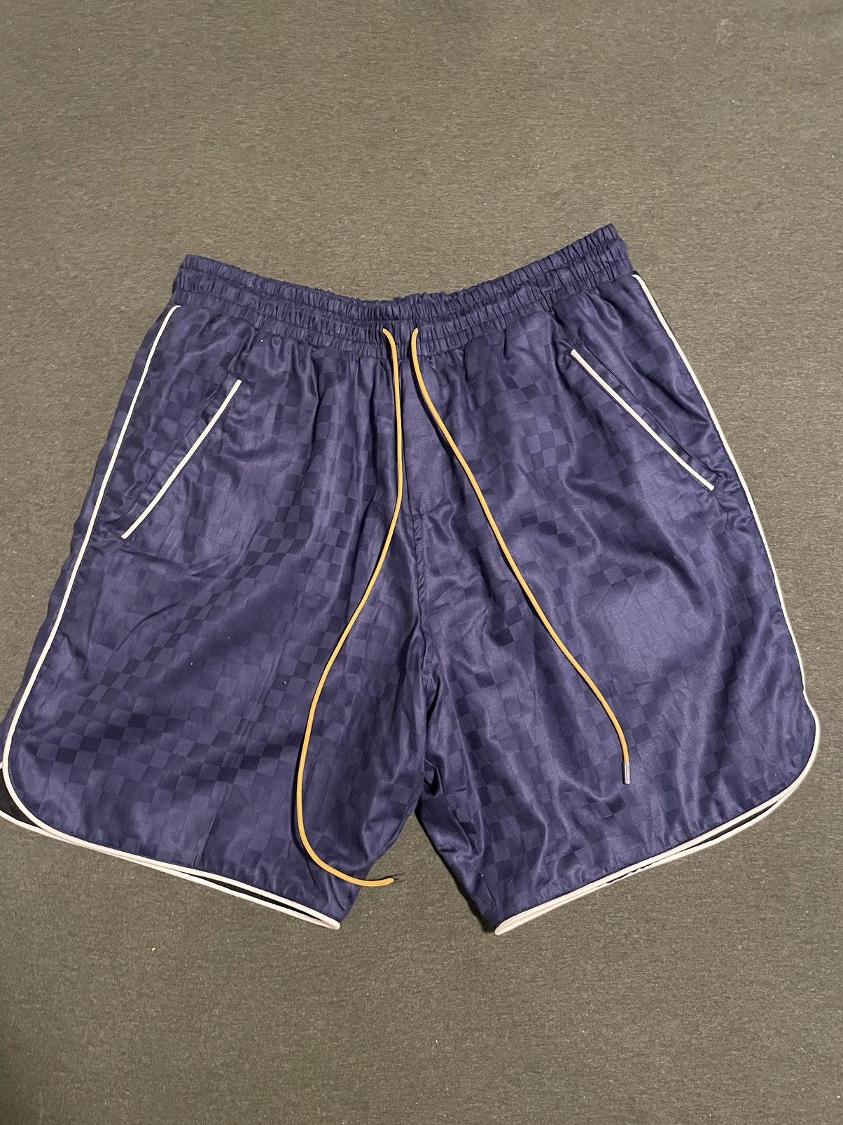 Rhude Rhude checker Pj short | Grailed
