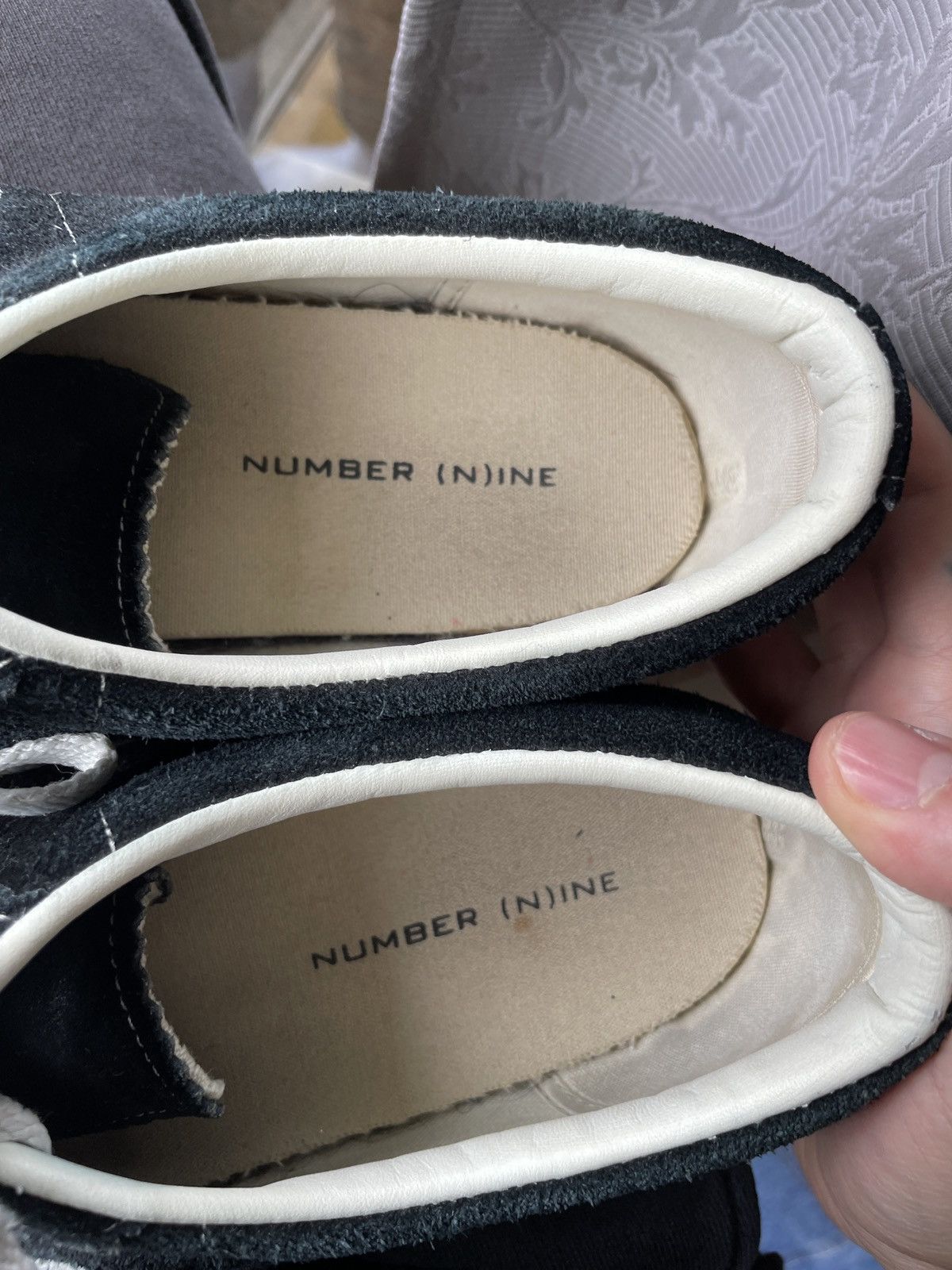 Number (N)ine Number Nine Suede Skull Sneakers | Grailed