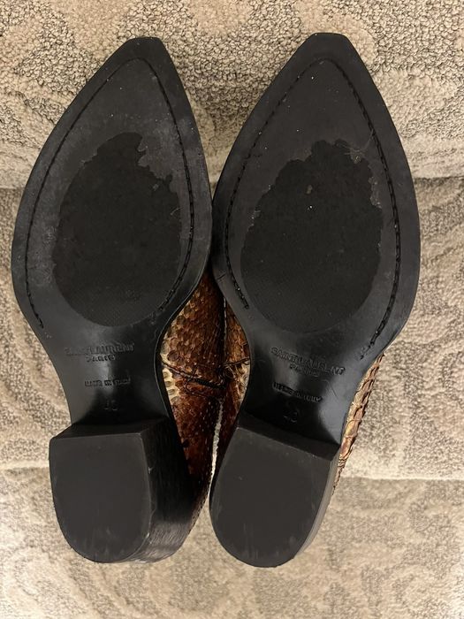 Saint Laurent Paris Saint Laurent Python Lukas Boot | Grailed