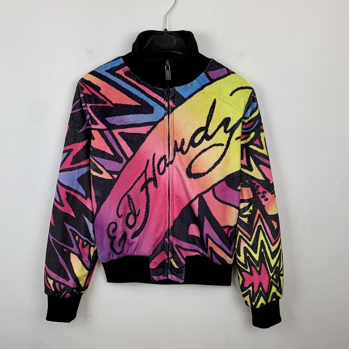 Christian Audigier × Designer × Ed Hardy Ed hardy drip zip-up jacket ...