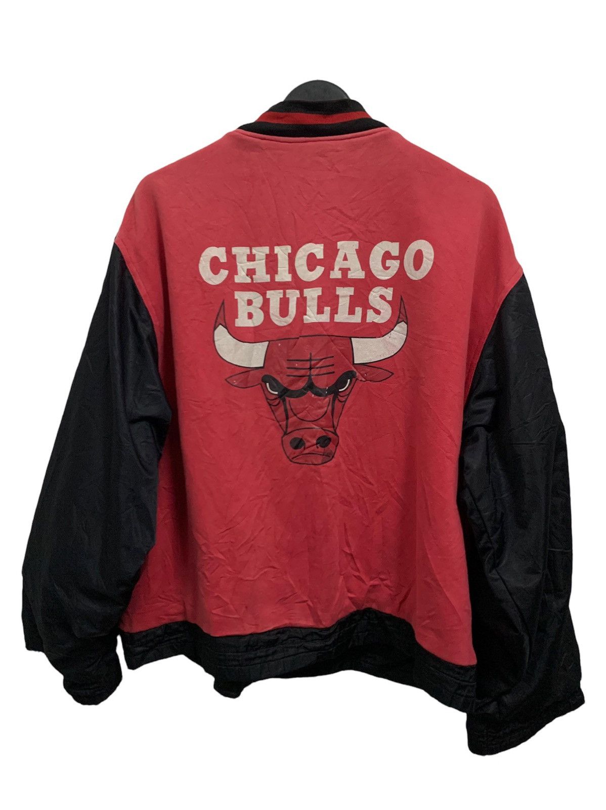 Vintage Vintage Chicago Bulls Nba Reversible Varsity Bomber Jacket ...