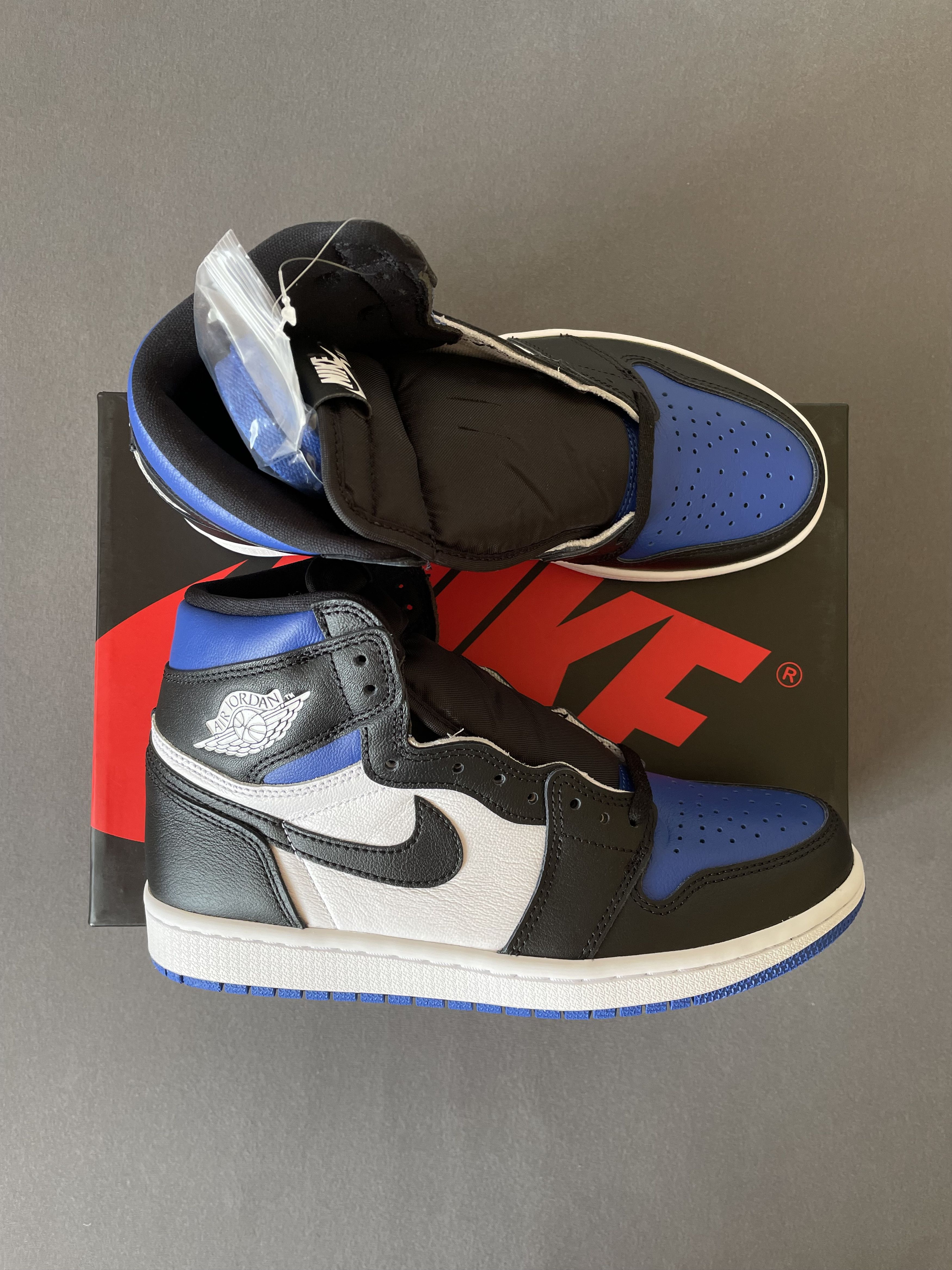 Nike Air Jordan 1 Retro High Royal Toe | Grailed