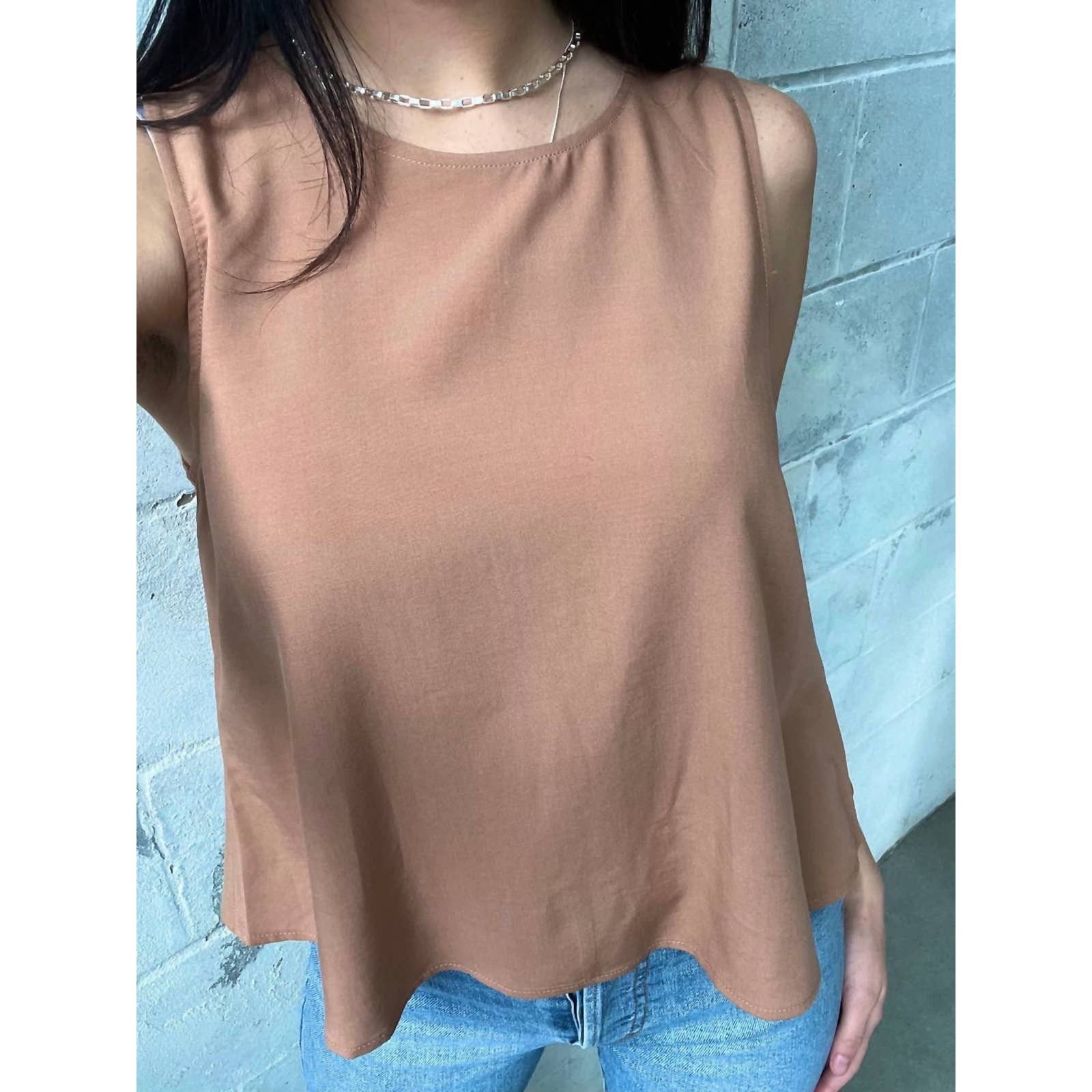 Designer PINK MARTINI Margo Top In Taupe | Grailed