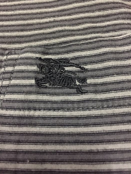 Burberry Burberry Black Label Stripe Polo Shirt Made in Japan | Grailed
