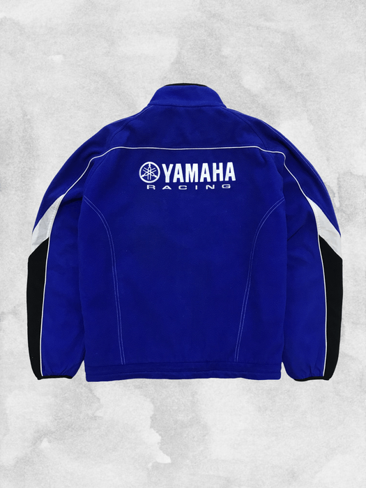 Vintage YAMAHA Vintage Jacket Zip Fleece Racing Motorcycle 90s Rare ...