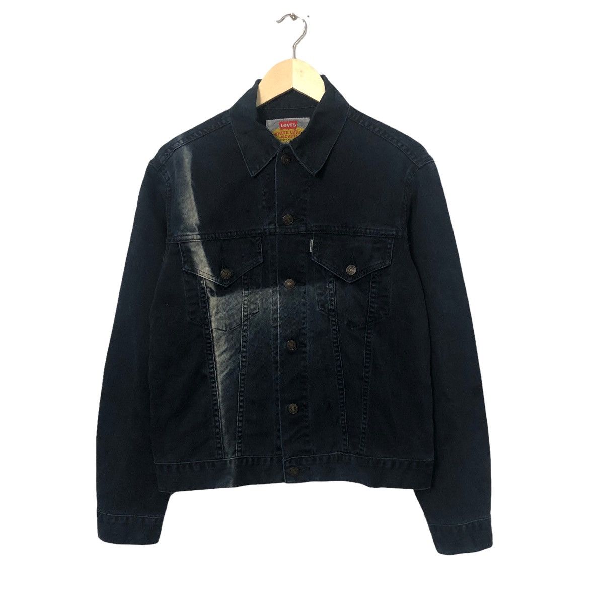 Vintage Vintage Levis White Faded Button Ups Jacket | Grailed