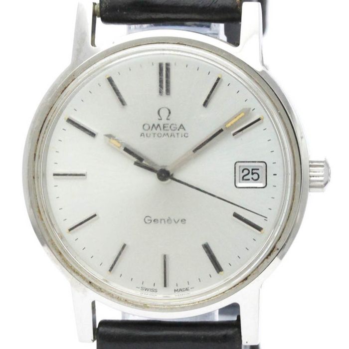 Omega Vintage OMEGA Geneve Cal 1012 Steel Automatic Mens Watch 166.0163 BF559137 | Grailed