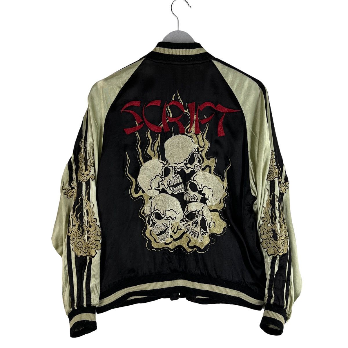 Sukajan Souvenir Jacket 🔥RARE 70s VINTAGE JAPANESE CLASSIC SCRIPT RAYON ...