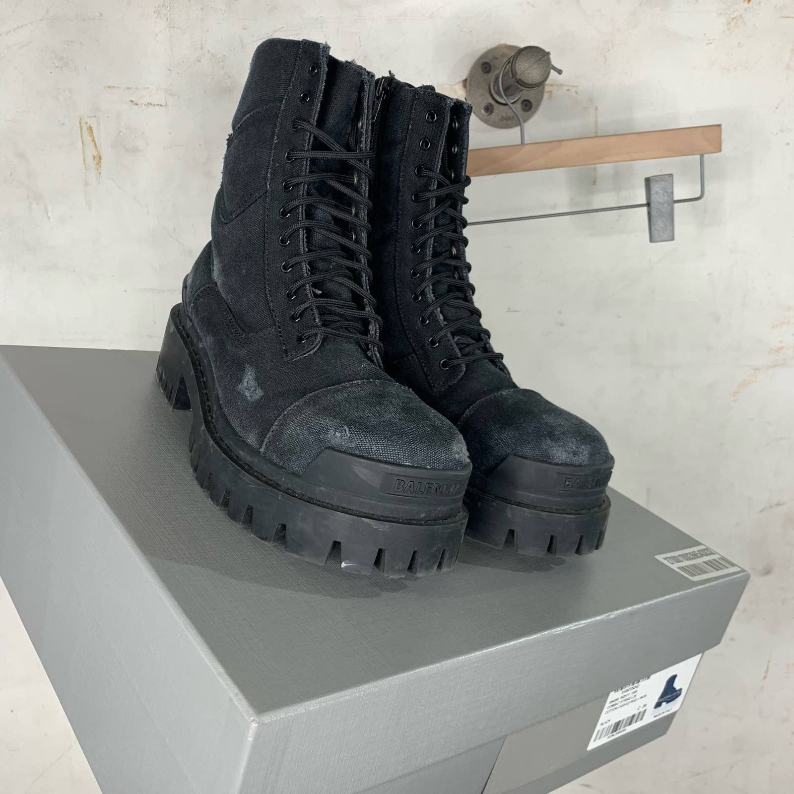 Balenciaga Balenciaga Distressed Strike Boots | Grailed