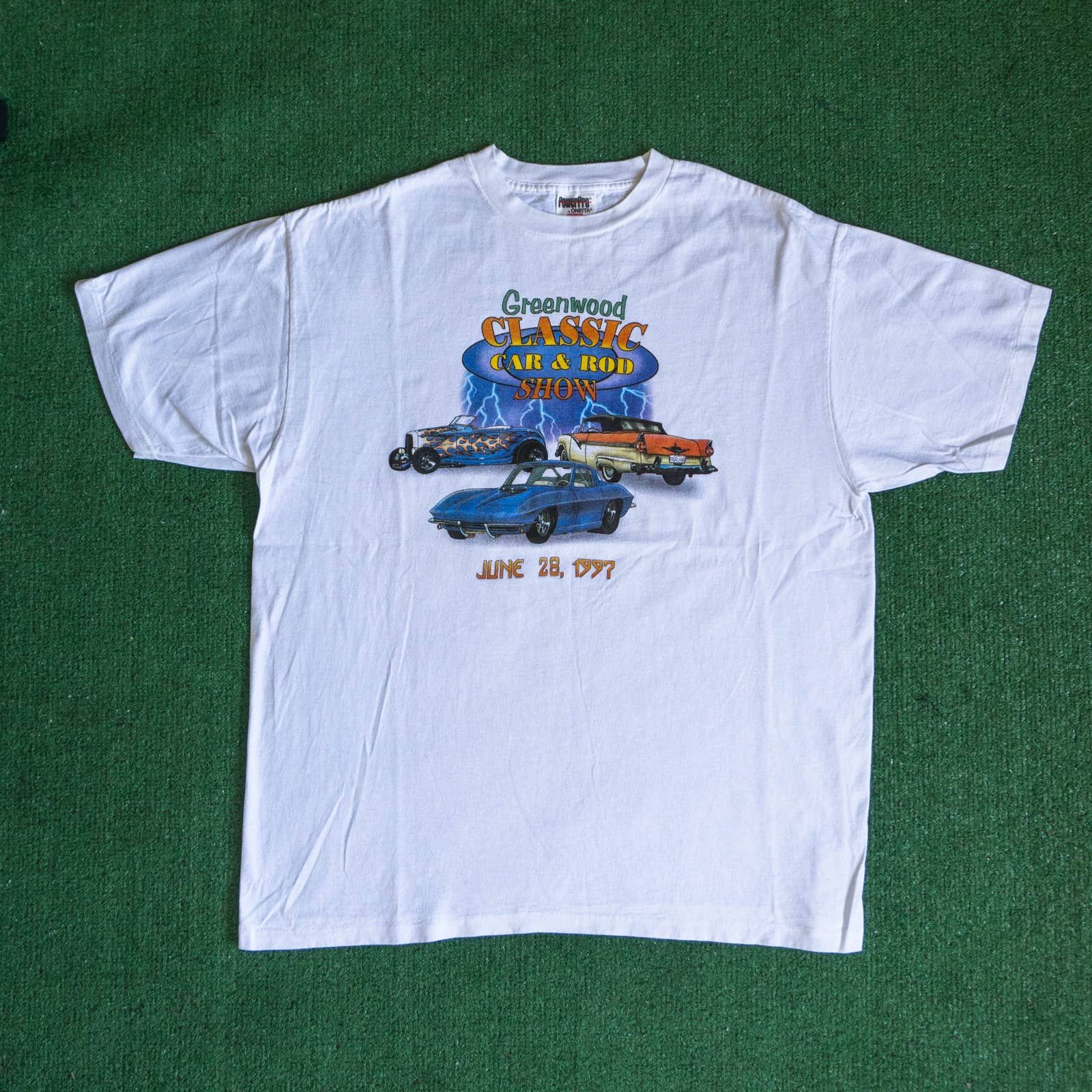 Vintage VINTAGE 90S RACING NASCAR CLASSIC CAR ROD SHOW SINGLE STITCH ...