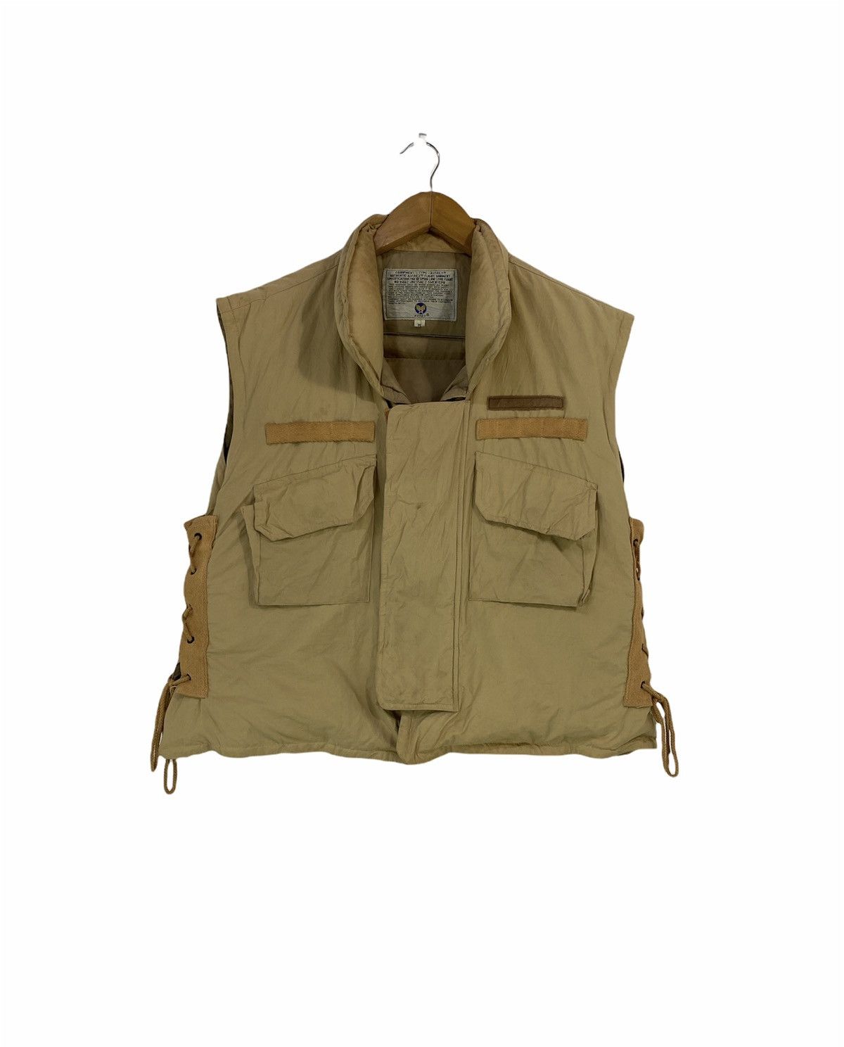 Avirex × Vintage Vintage Avirex Military Puffer Vest Rare Design | Grailed