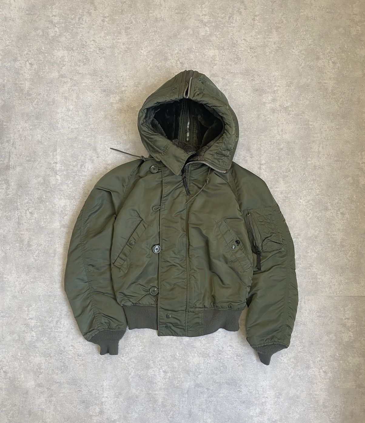 Vintage VINTAGE Alpha Industries N-2B HOOD Bomber | Grailed