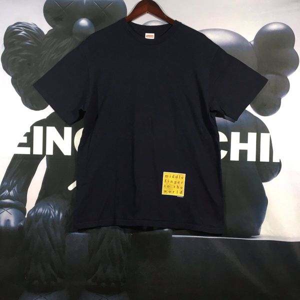 Supreme Middle Finger To The World Tee | Grailed