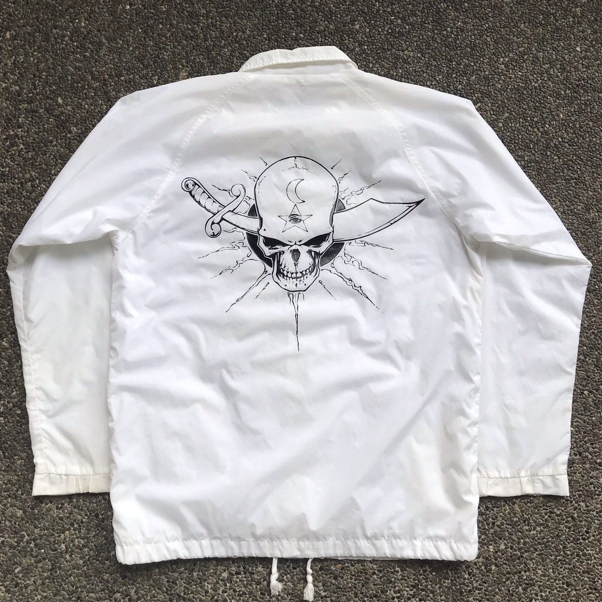 Supreme 2005 Supreme Skull and Sword Pirate coach jacket | Grailed